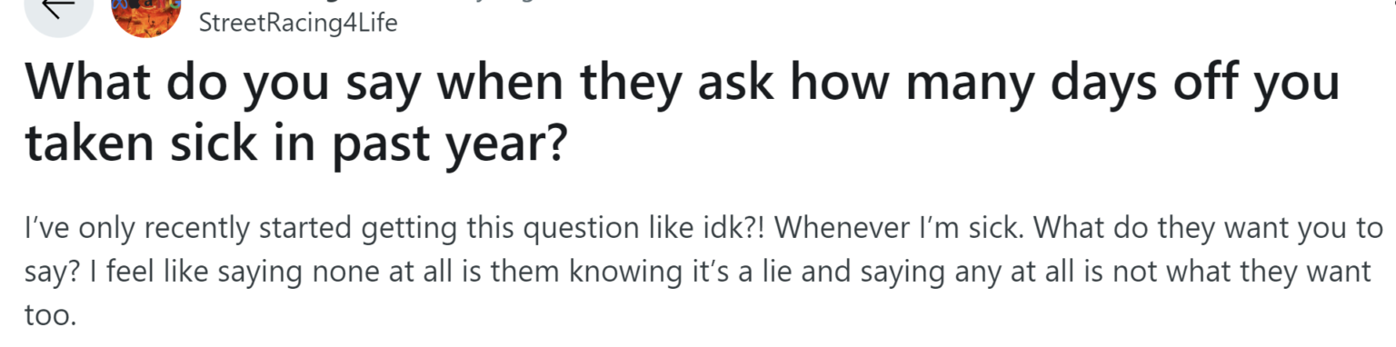 Interview questions that make me sick... - Informed Decisions